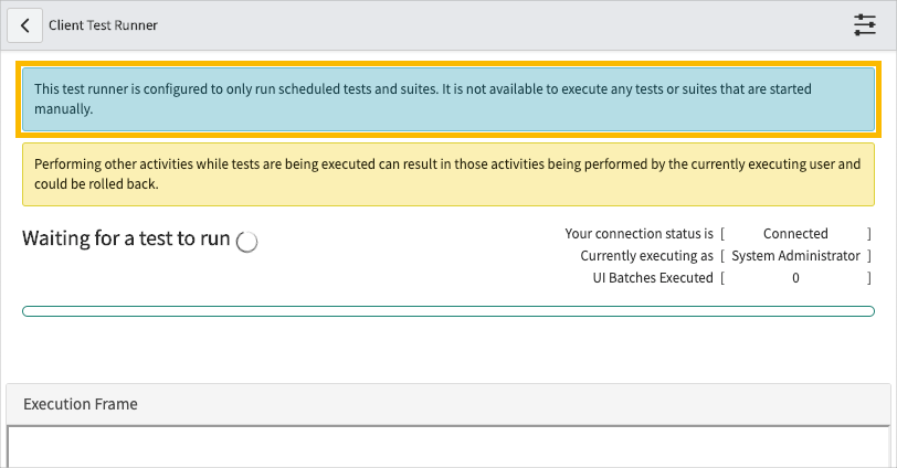 Scheduled Client Test Runners | ServiceNow Developers