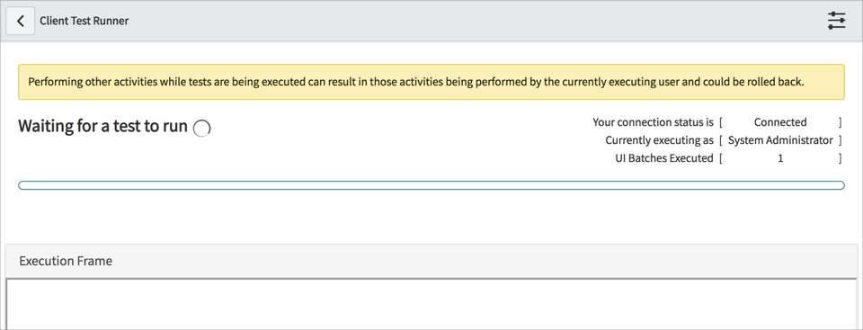 Enabling and Running Tests | ServiceNow Developers