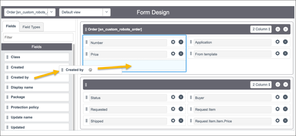 Adding Fields to a Table | ServiceNow Developers