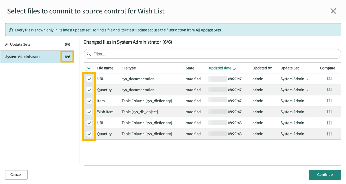 Exercise: Commit Changes | ServiceNow Developers