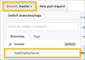 Exercise: Create a Branch | ServiceNow Developers