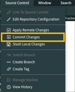 Committing Changes | ServiceNow Developers