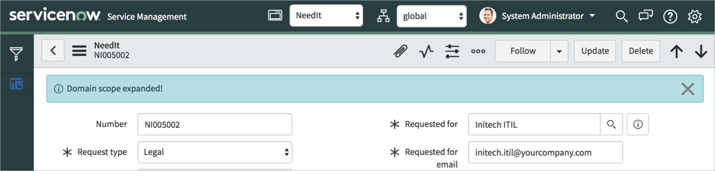 Test Your Domain Separation Knowledge | ServiceNow Developers
