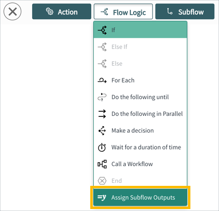 Assigning Subflow Outputs | ServiceNow Developers