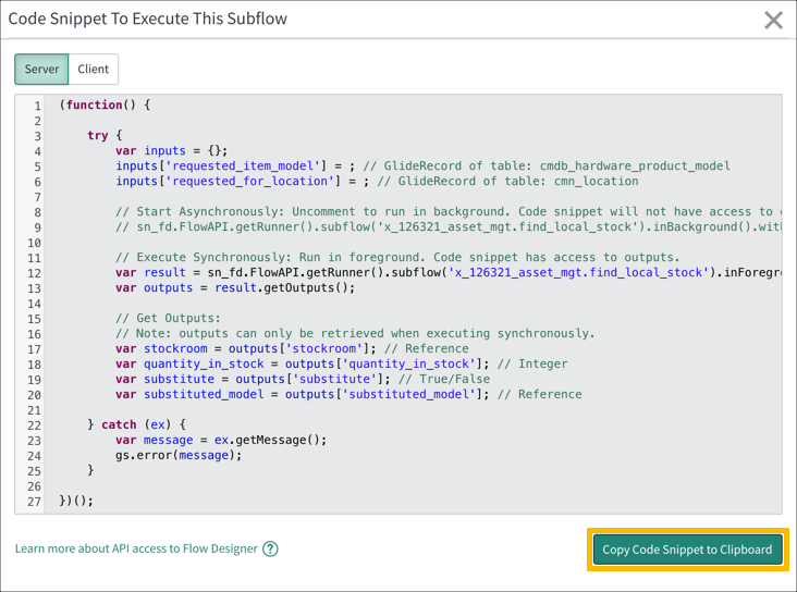 Scripting with Flows, Subflows, and Actions | ServiceNow Developers