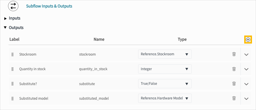Adding Subflow Outputs | ServiceNow Developers