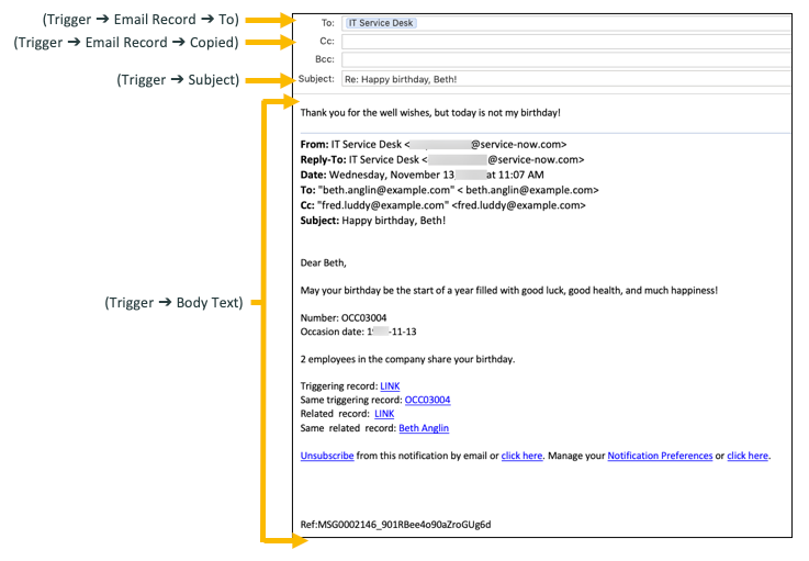 Parsing Inbound Email Details for a Flow | ServiceNow Developers