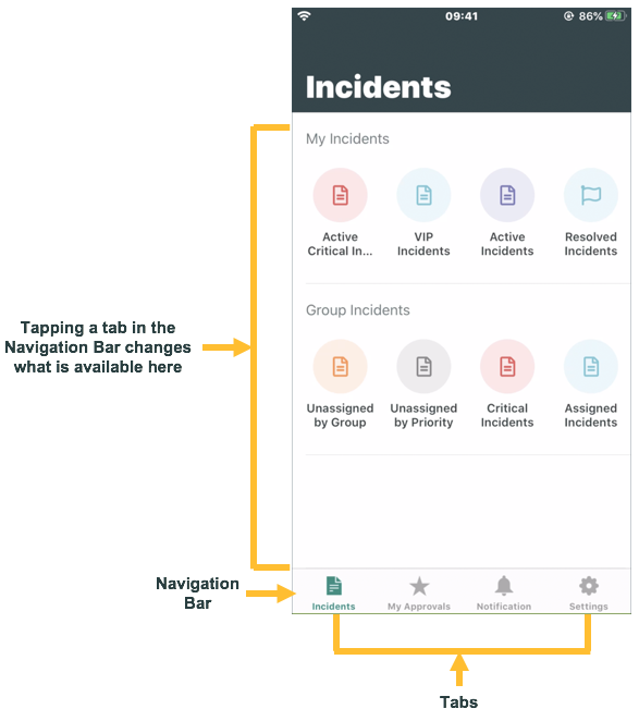 ServiceNow Agent Mobile Application User Interface Anatomy | ServiceNow ...