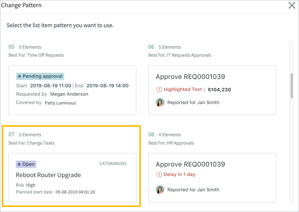 Configuring Applet Screens - List Screen | ServiceNow Developers