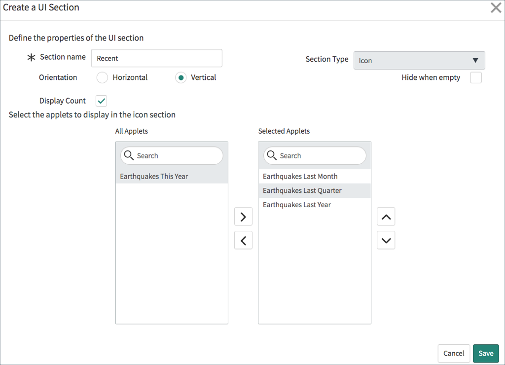 Creating Applet Launcher UI Sections | ServiceNow Developers