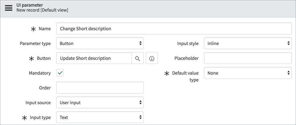 Exercise: Actions | ServiceNow Developers