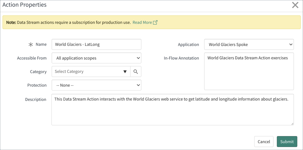 Exercise: Create an IntegrationHub Spoke and a Data Stream Action | ServiceNow Developers