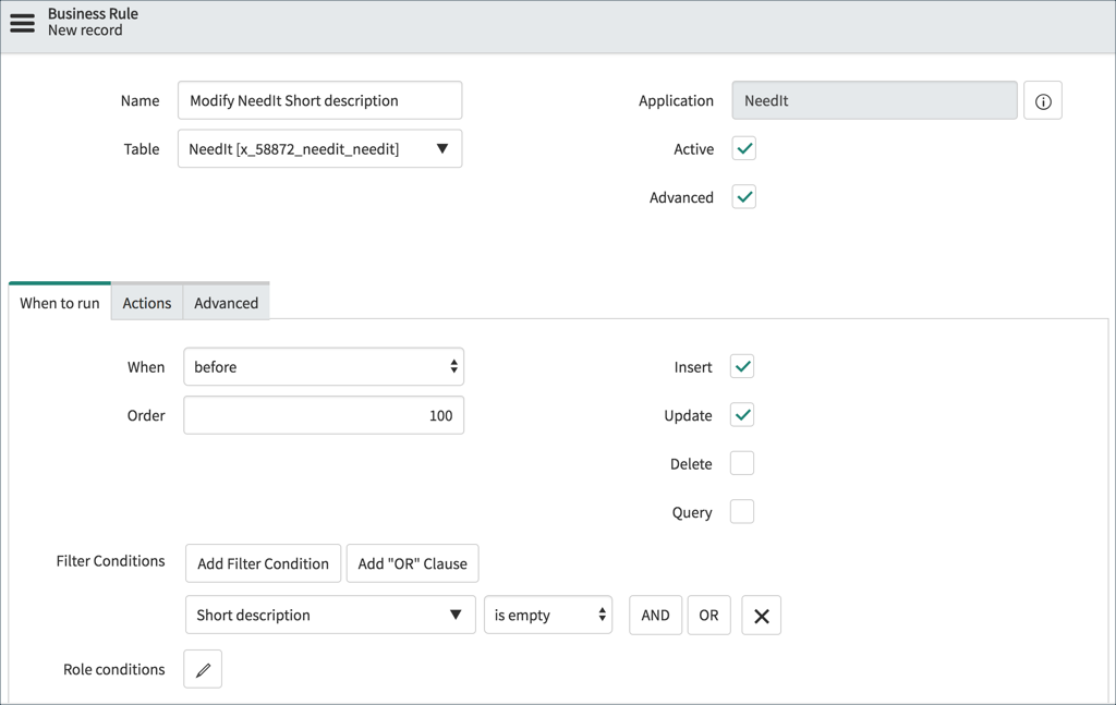 Business Rules | ServiceNow Developers