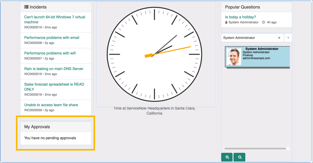 Exercise: Add a Role to a Widget | ServiceNow Developers