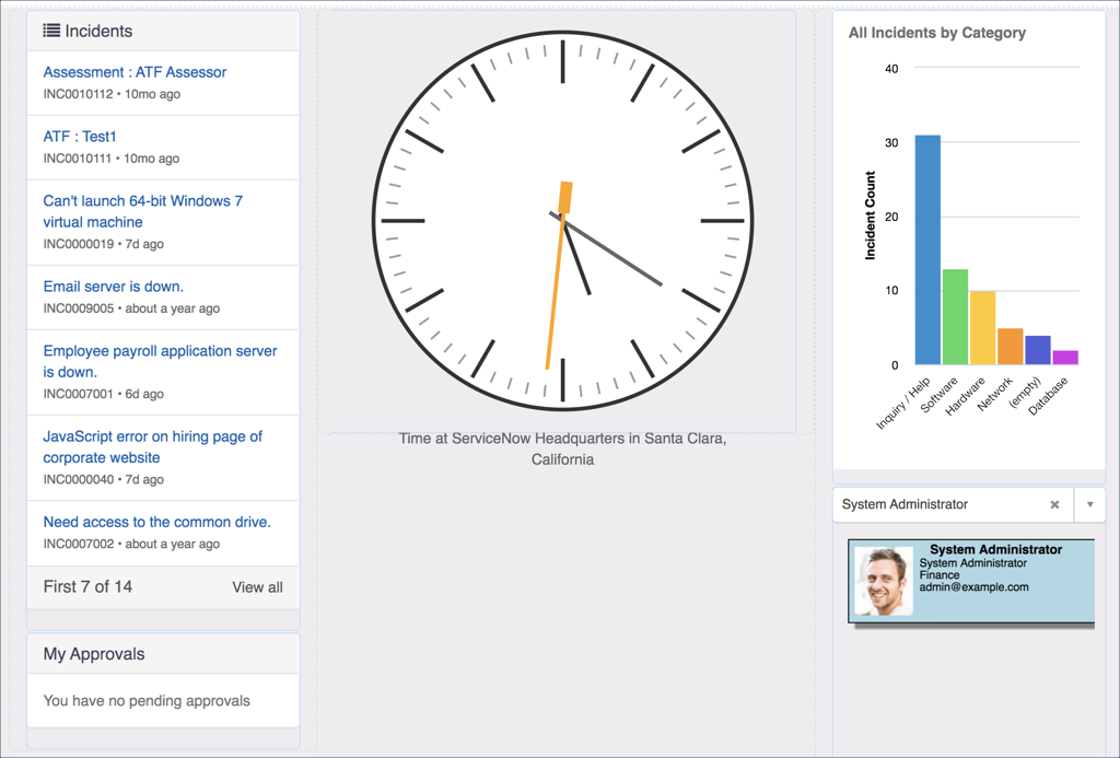 Exercise: Add a Role to a Widget | ServiceNow Developers
