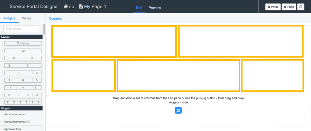 Page Layout | ServiceNow Developers