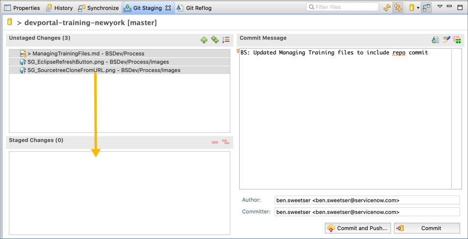 Managing Training Files | ServiceNow Developers
