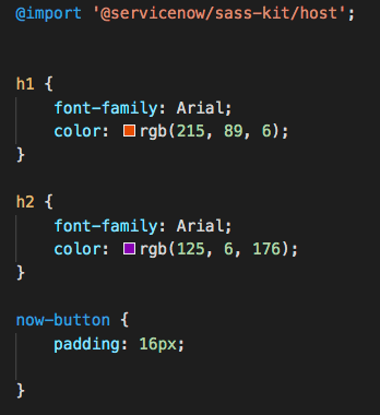 Styling | ServiceNow Developers