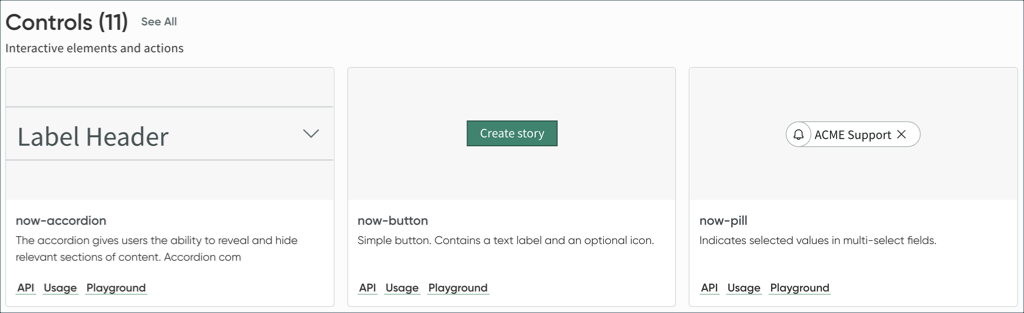 Component Library | ServiceNow Developers