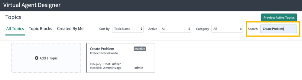 Exercise: Use Virtual Agent | ServiceNow Developers