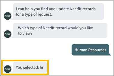 Exercise: Use Scripts in a Topic Flow | ServiceNow Developers