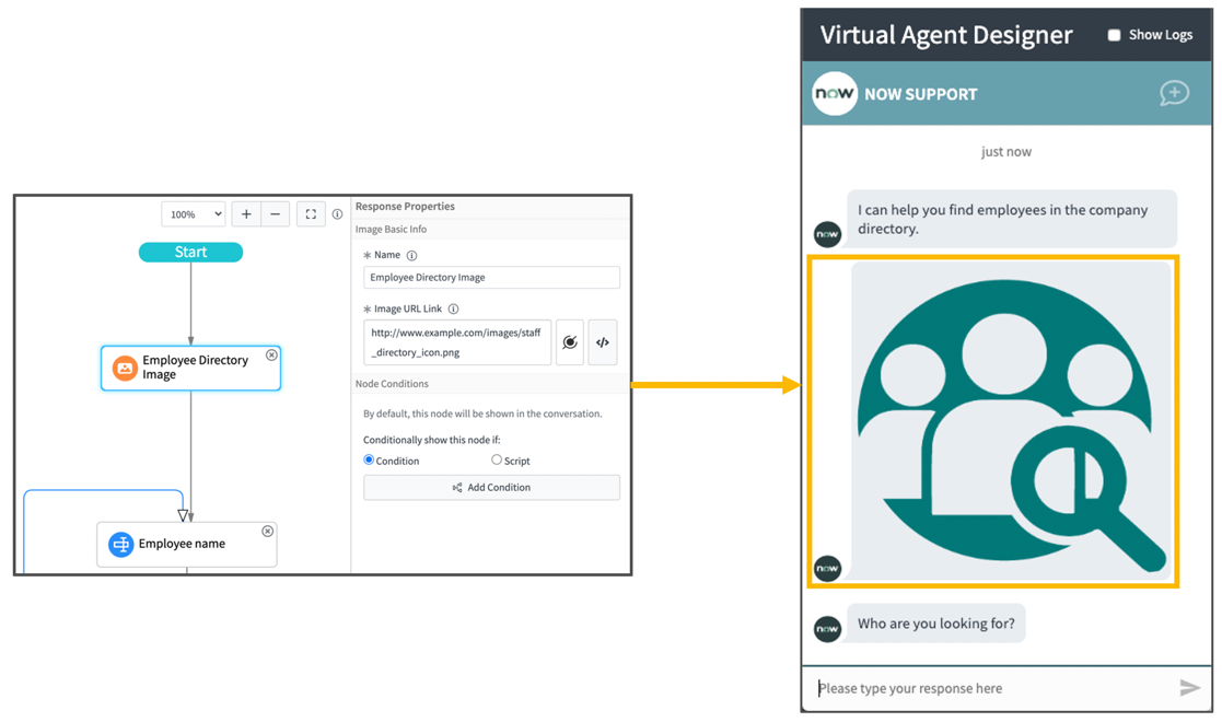 Responding to User Input | ServiceNow Developers