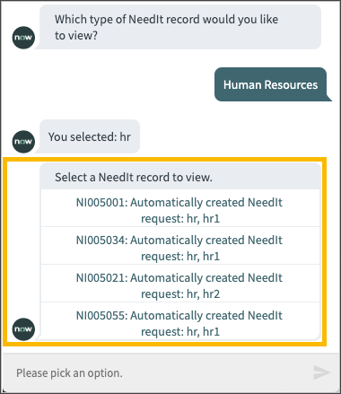 Exercise: Use Scripts in a Topic Flow | ServiceNow Developers