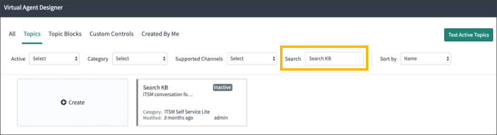 Exercise: Use Virtual Agent | ServiceNow Developers