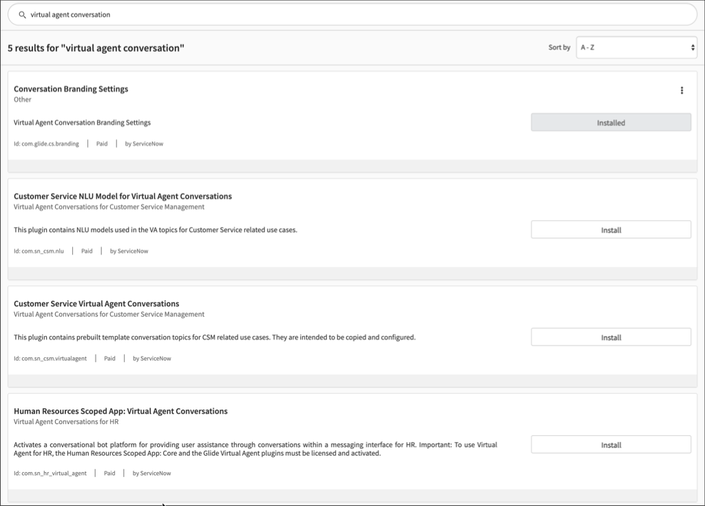 Activating Virtual Agent | ServiceNow Developers