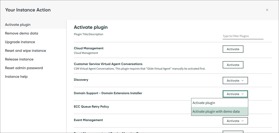 Managing Your PDI | ServiceNow Developers