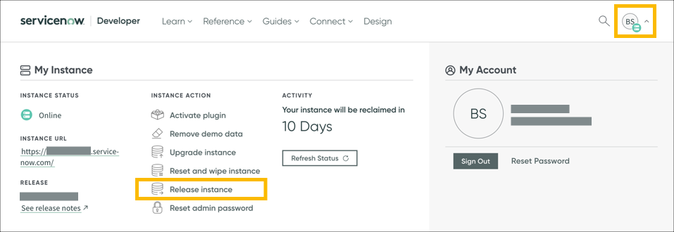 Managing Your PDI | ServiceNow Developers