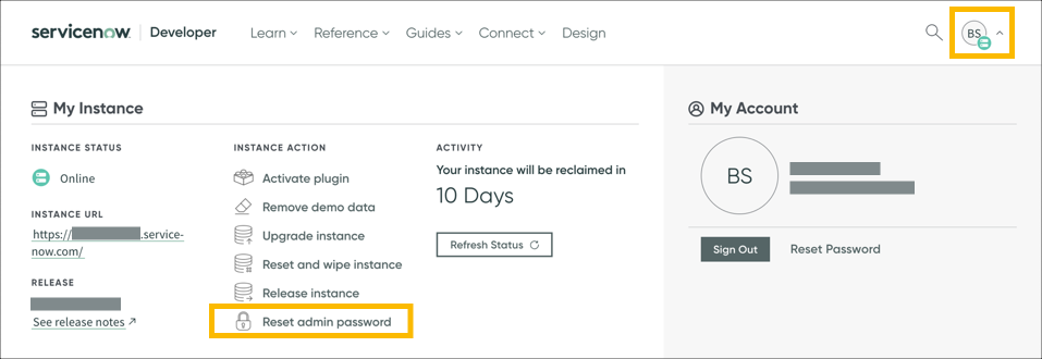 Managing Your PDI | ServiceNow Developers